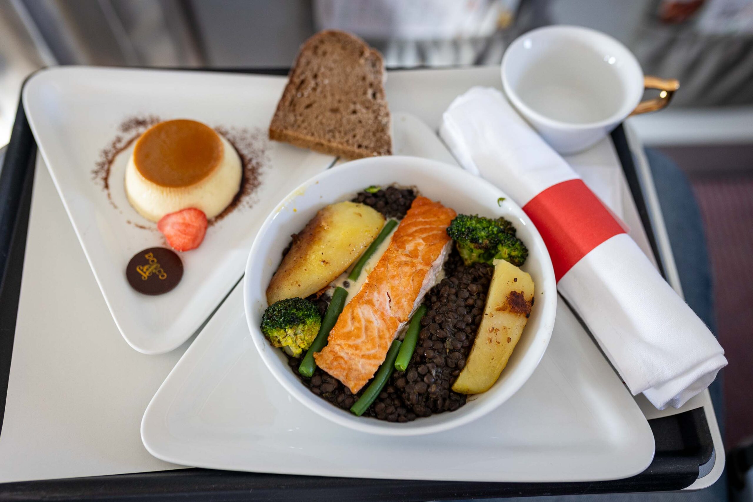 Soo gut! Die Austrian Business Class auf Kurzstrecke